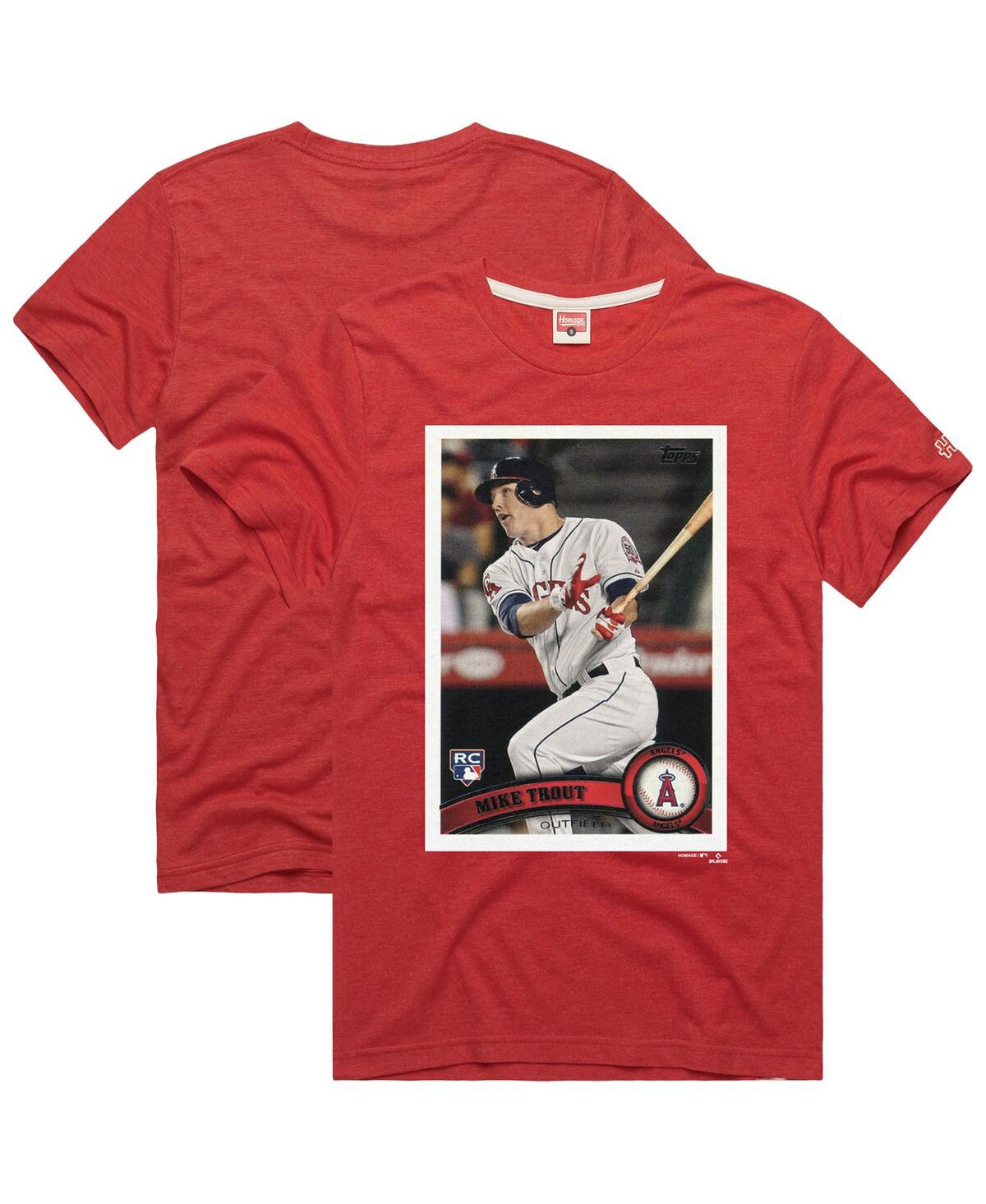 Click here for Homage Mens Mike Trout Red Los Angeles Angels 2011... prices