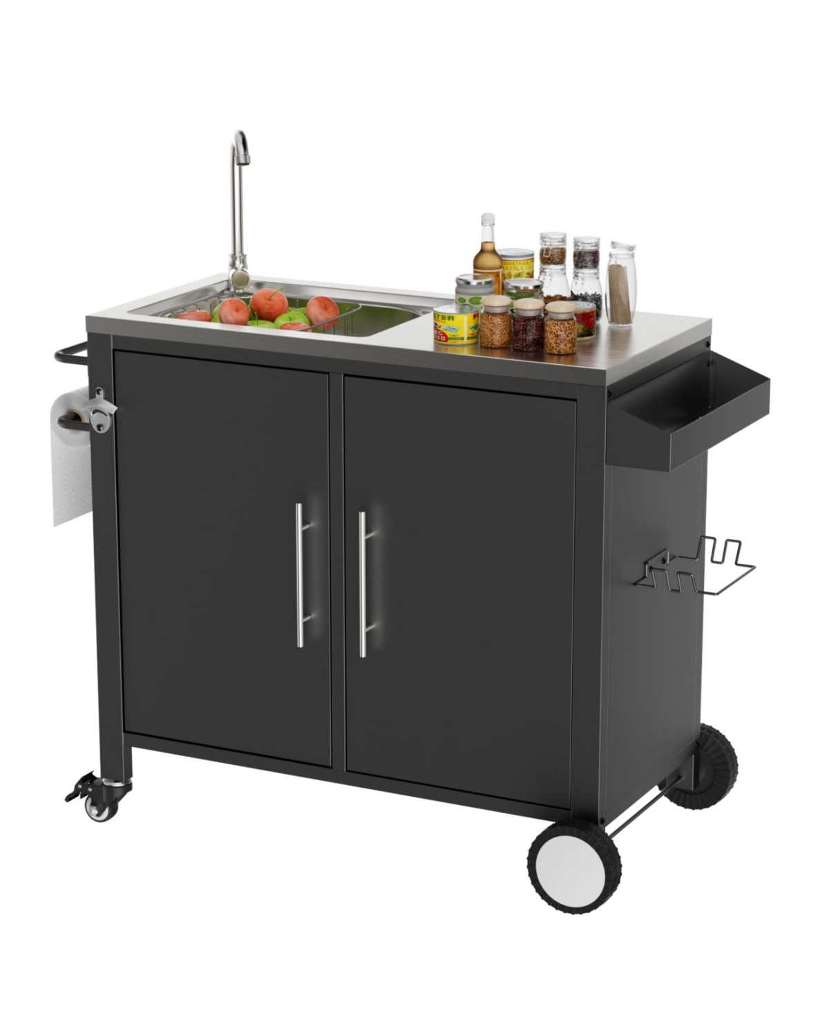 Click here for Streamdale Furniture Outdoor Grill Table with Sink... prices