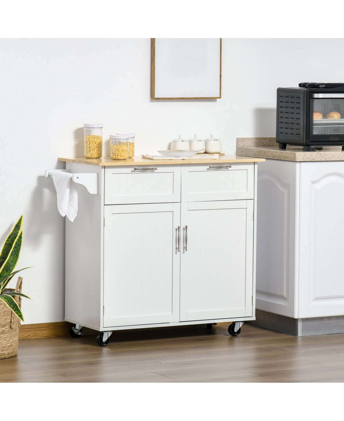 Click here for Halifax North America White Kitchen Island: 41... prices