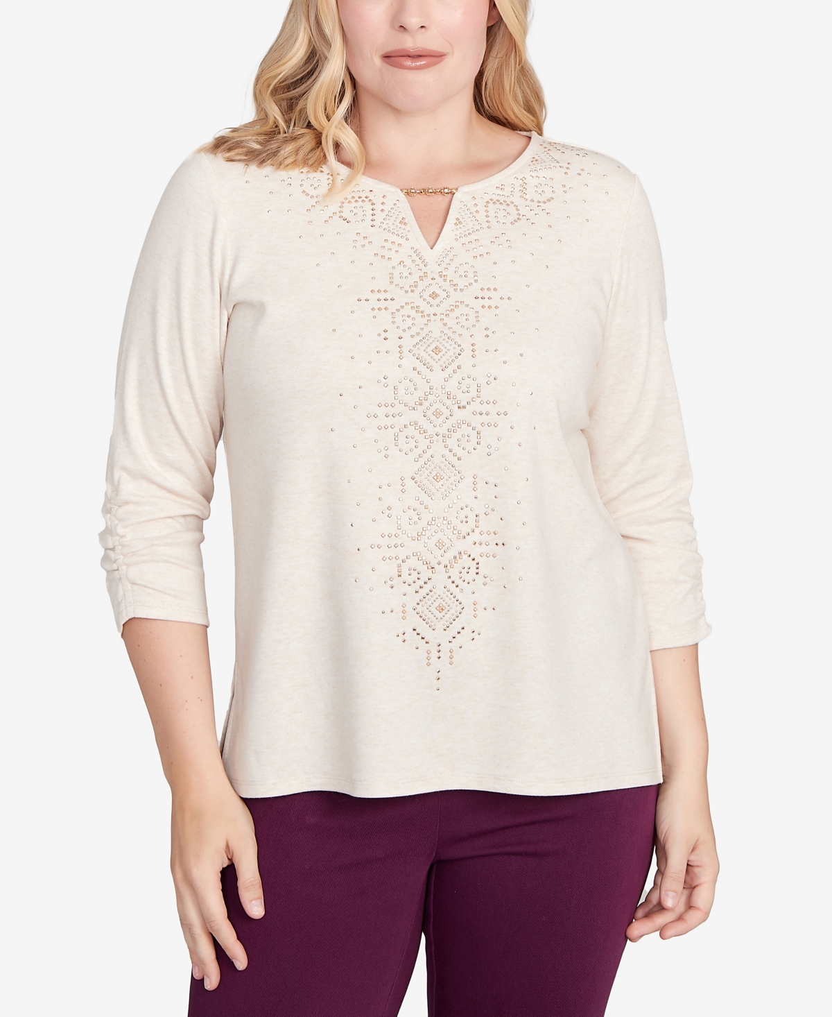 Click here for Alfred Dunner Womens Urban Legend Center Embellish... prices