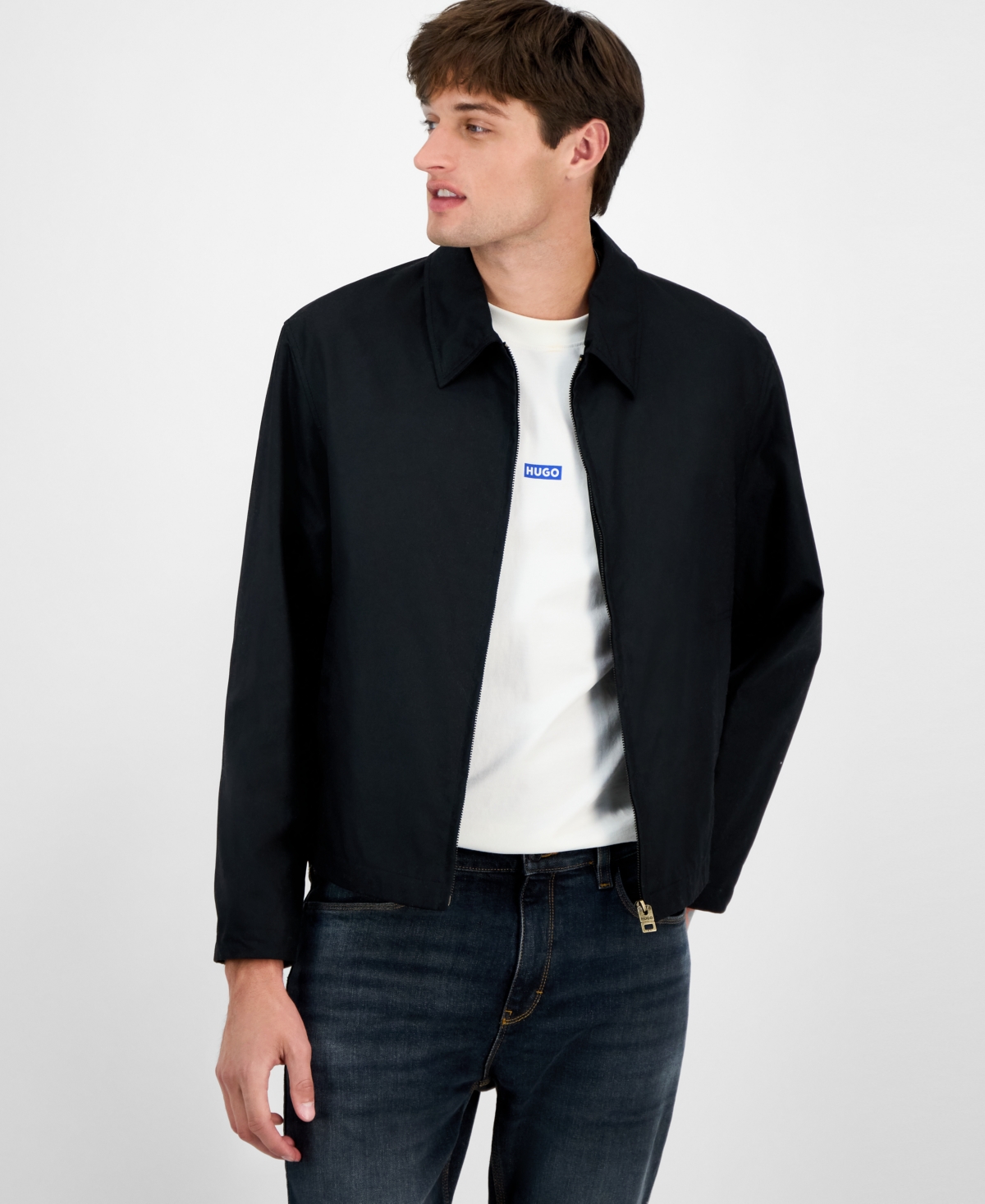 Click here for Hugo Boss Mens Bapo Harrington Mid-Weight Regular... prices