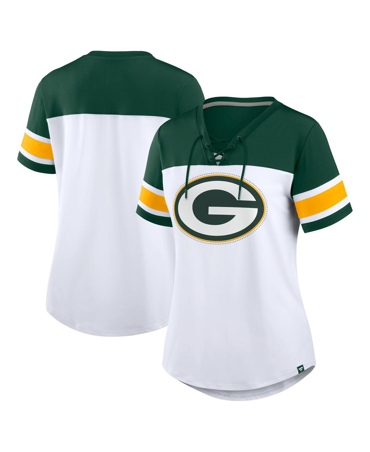 Click here for Fanatics Womens White/Green Green Bay Packers Athe... prices