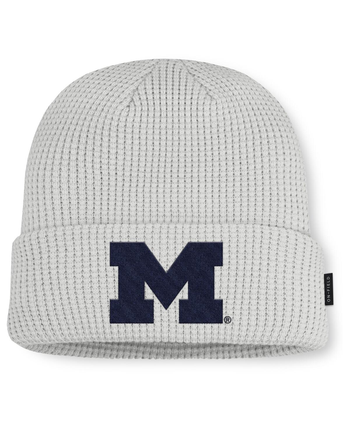 Click here for Jordan Mens Gray Michigan Wolverines 2025 On-Field... prices