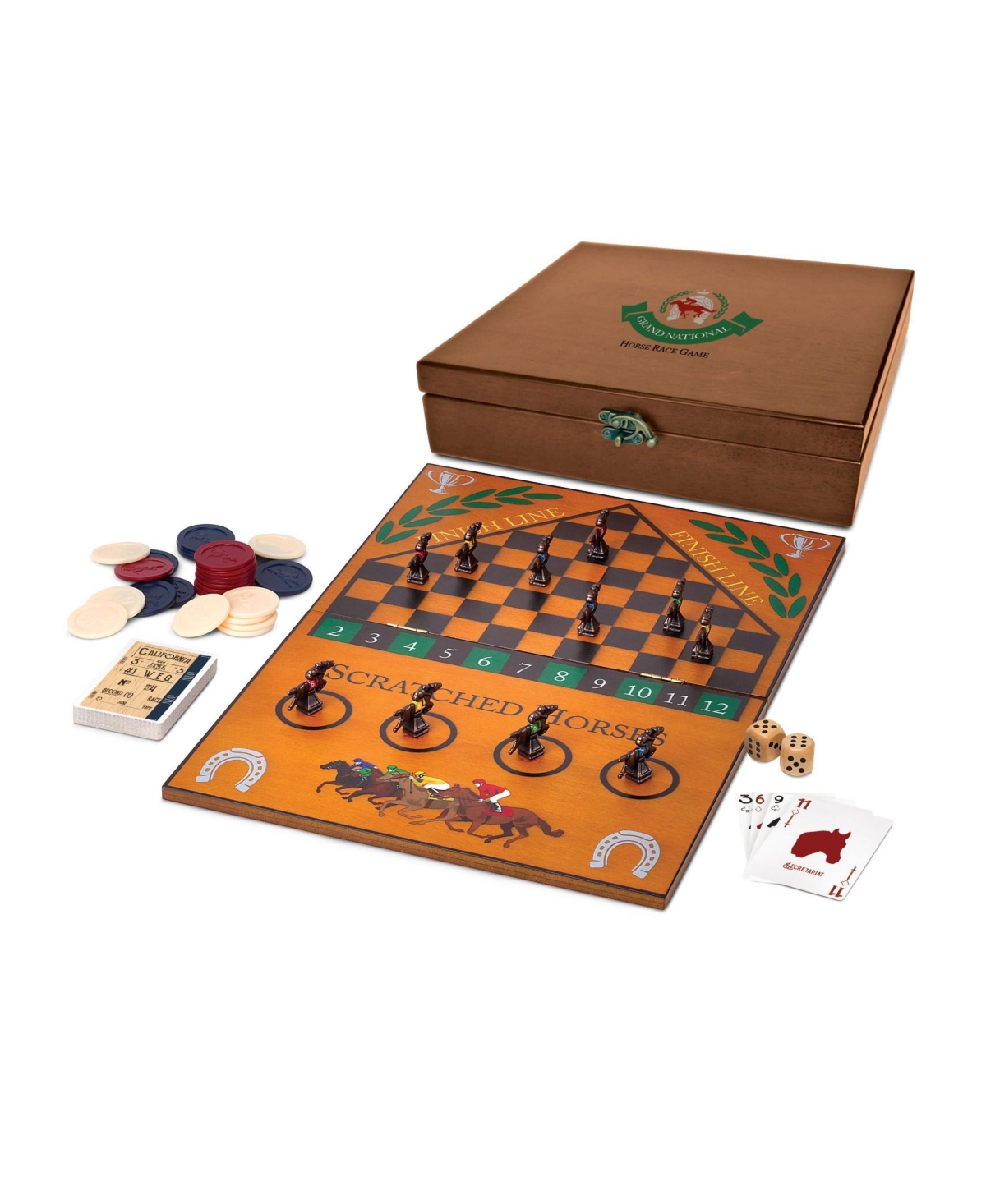 Click here for We Games Grand National Horse Race Game in a Woode... prices