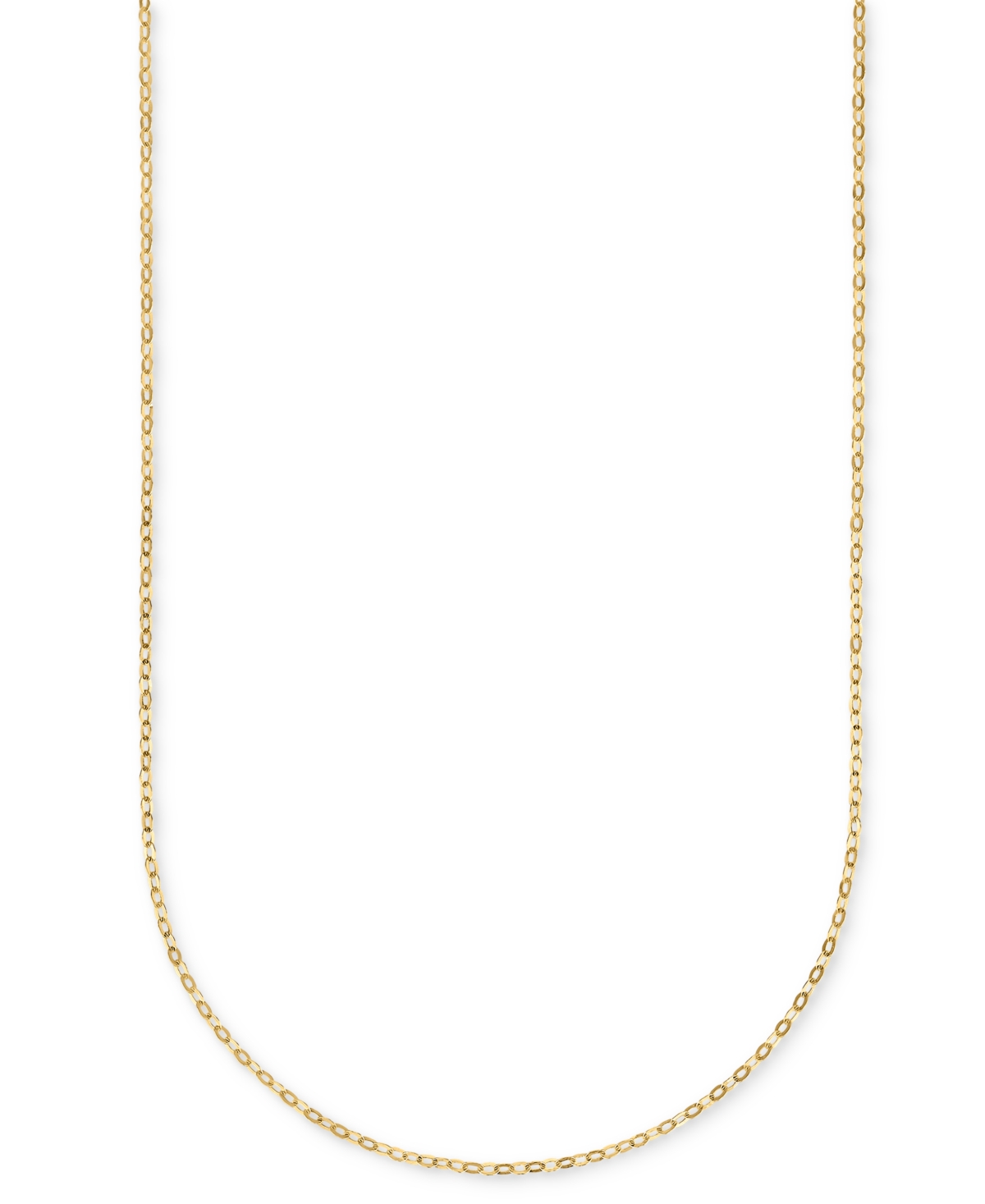 Click here for Diamond-Cut Mirror Cable Chain Necklace in 14k Yel... prices