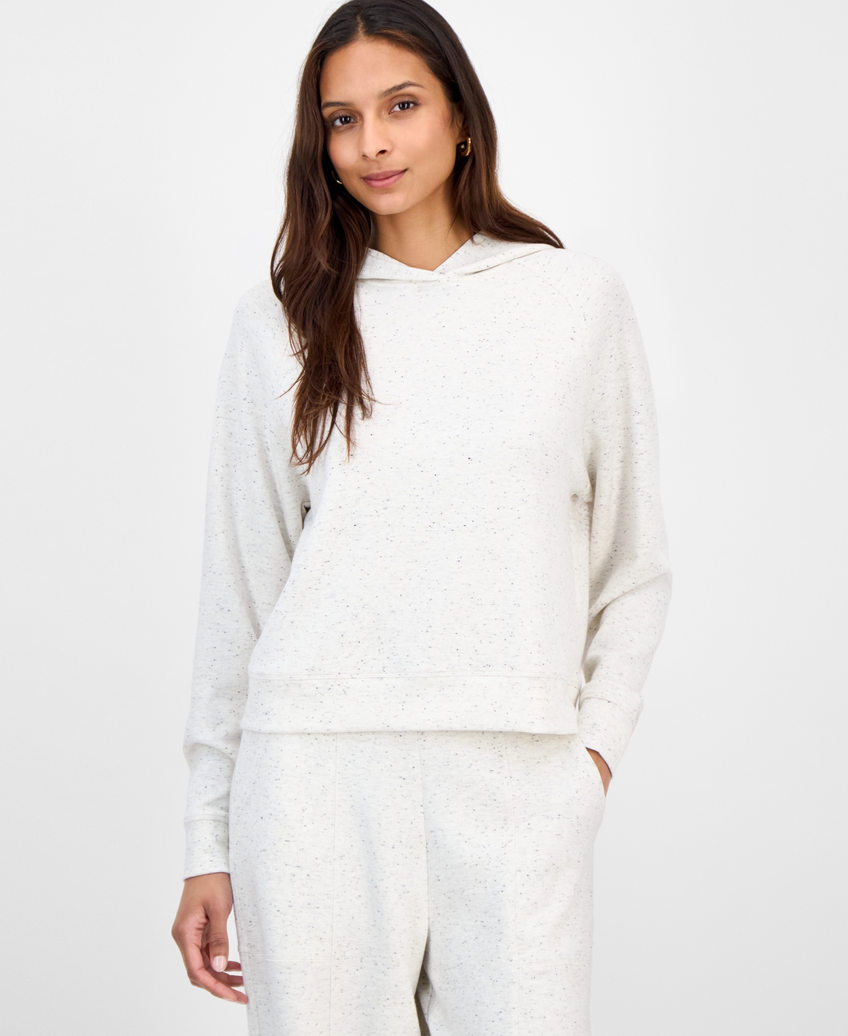 Click here for And Now This Womens Speckled Knit Hooded Sweatshir... prices