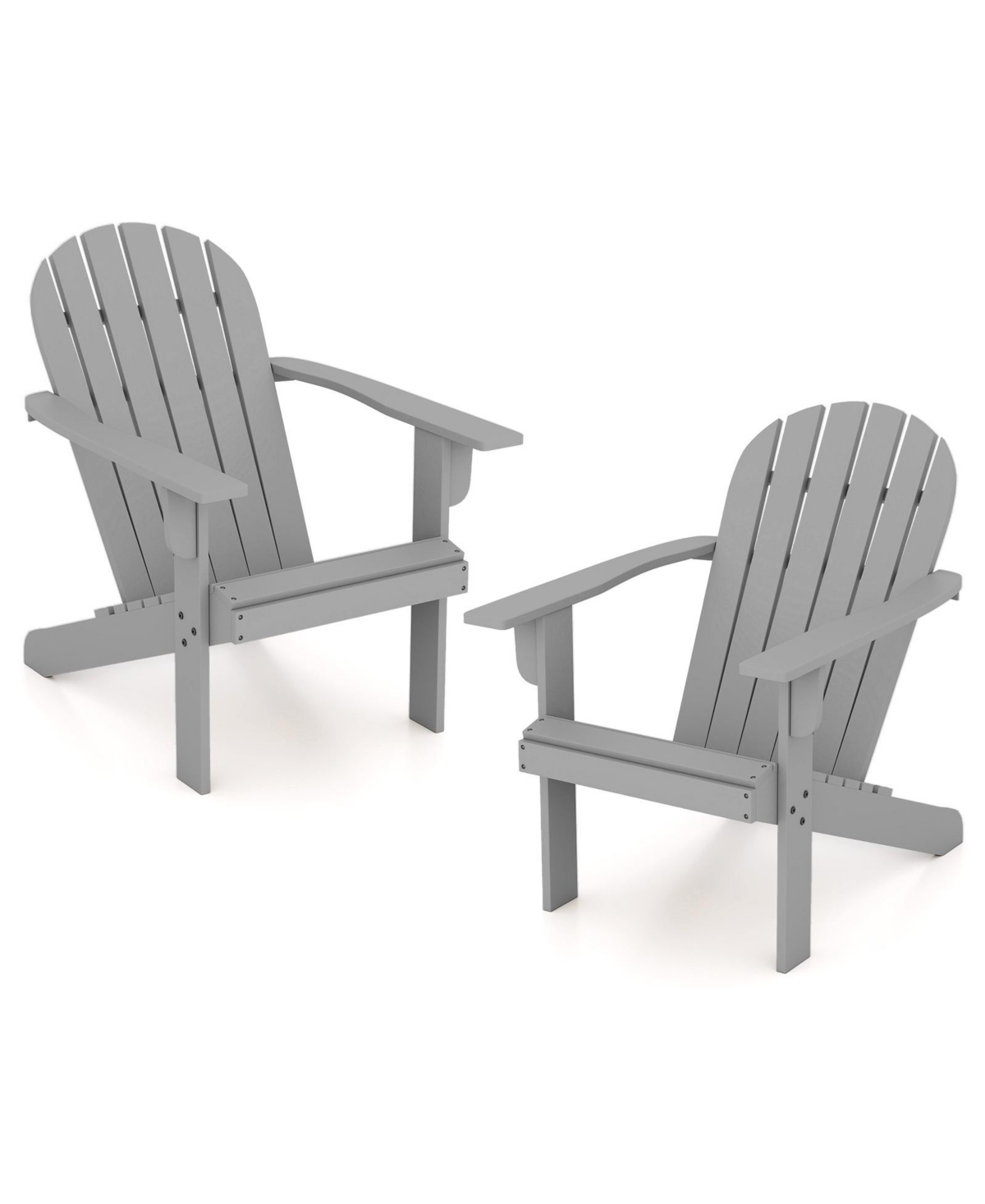Click here for Gymax 2PCS Patio Adirondack Chair w/ Inclined Seat... prices