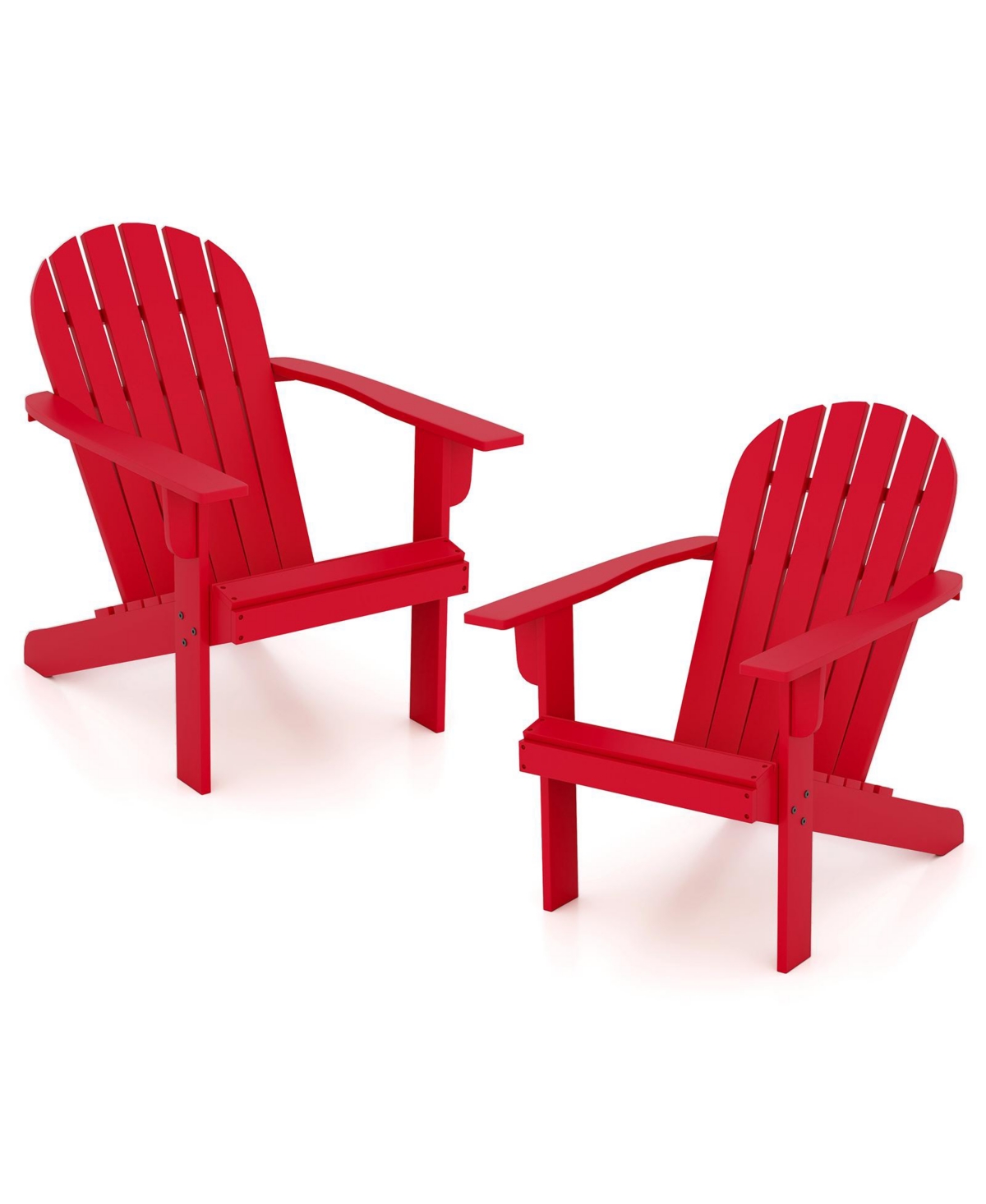 Click here for Gymax 2PCS Patio Adirondack Chair w/ Inclined Seat... prices