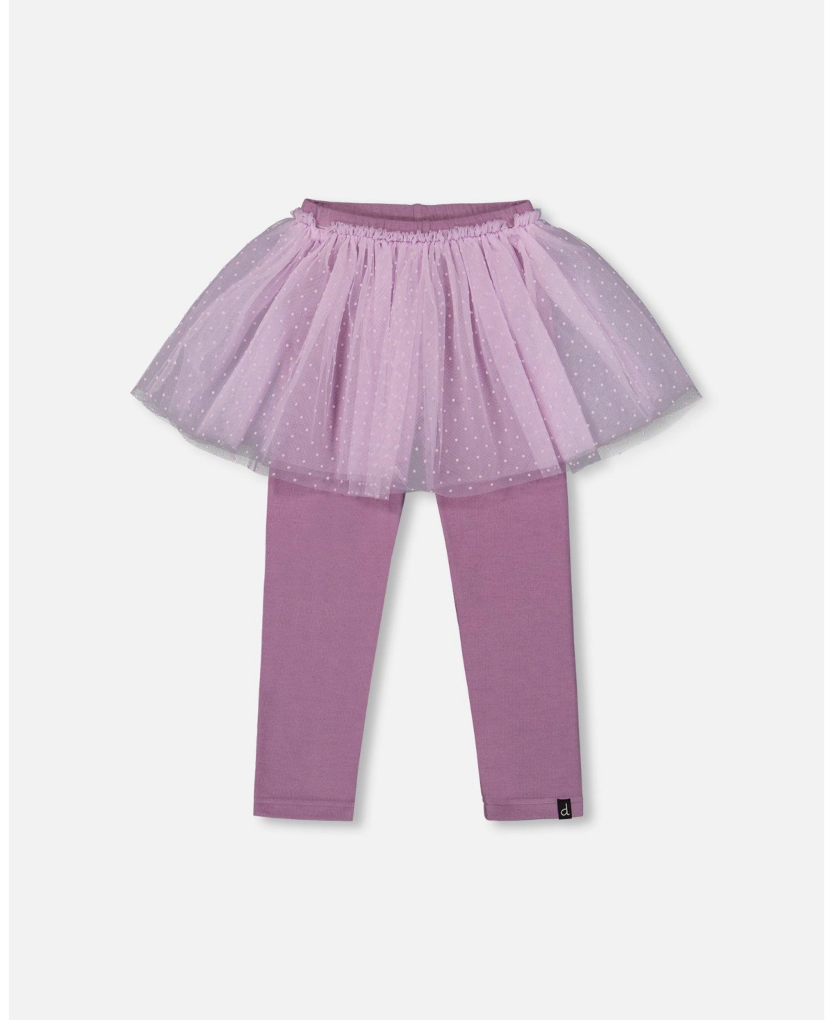 Deux par Deux Girls Leggings with Tulle Skirt - Baby