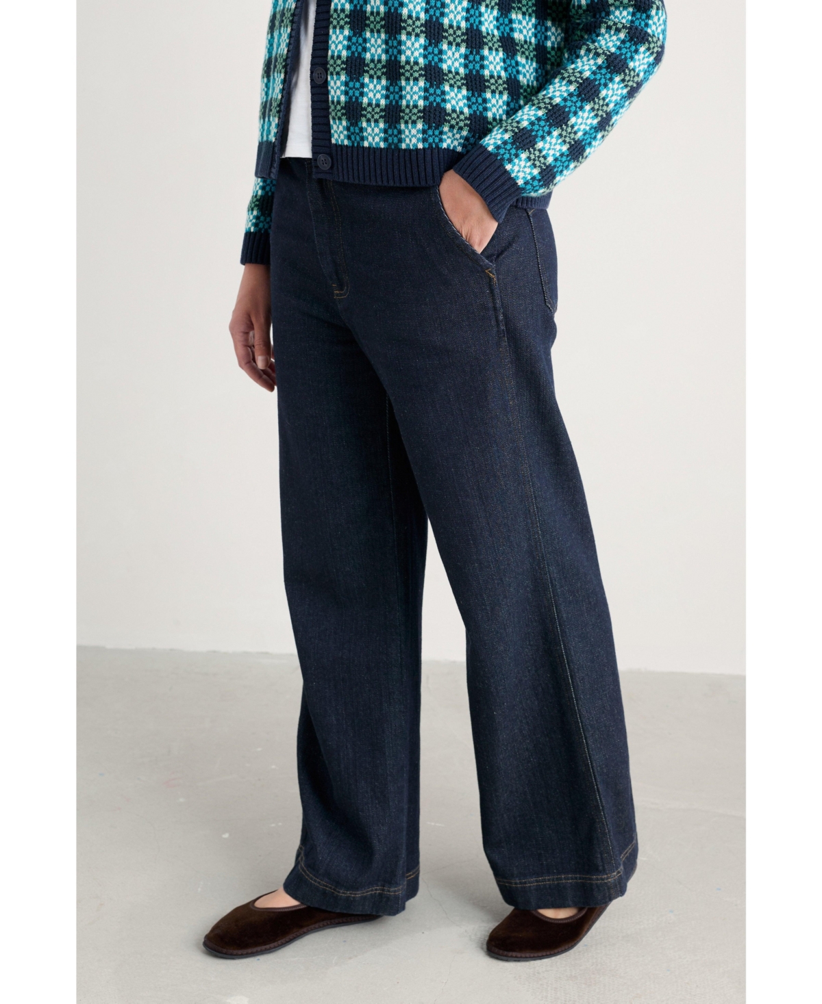Click here for Seasalt Cornwall Womens Sennen Cove Jeans - Dark w... prices
