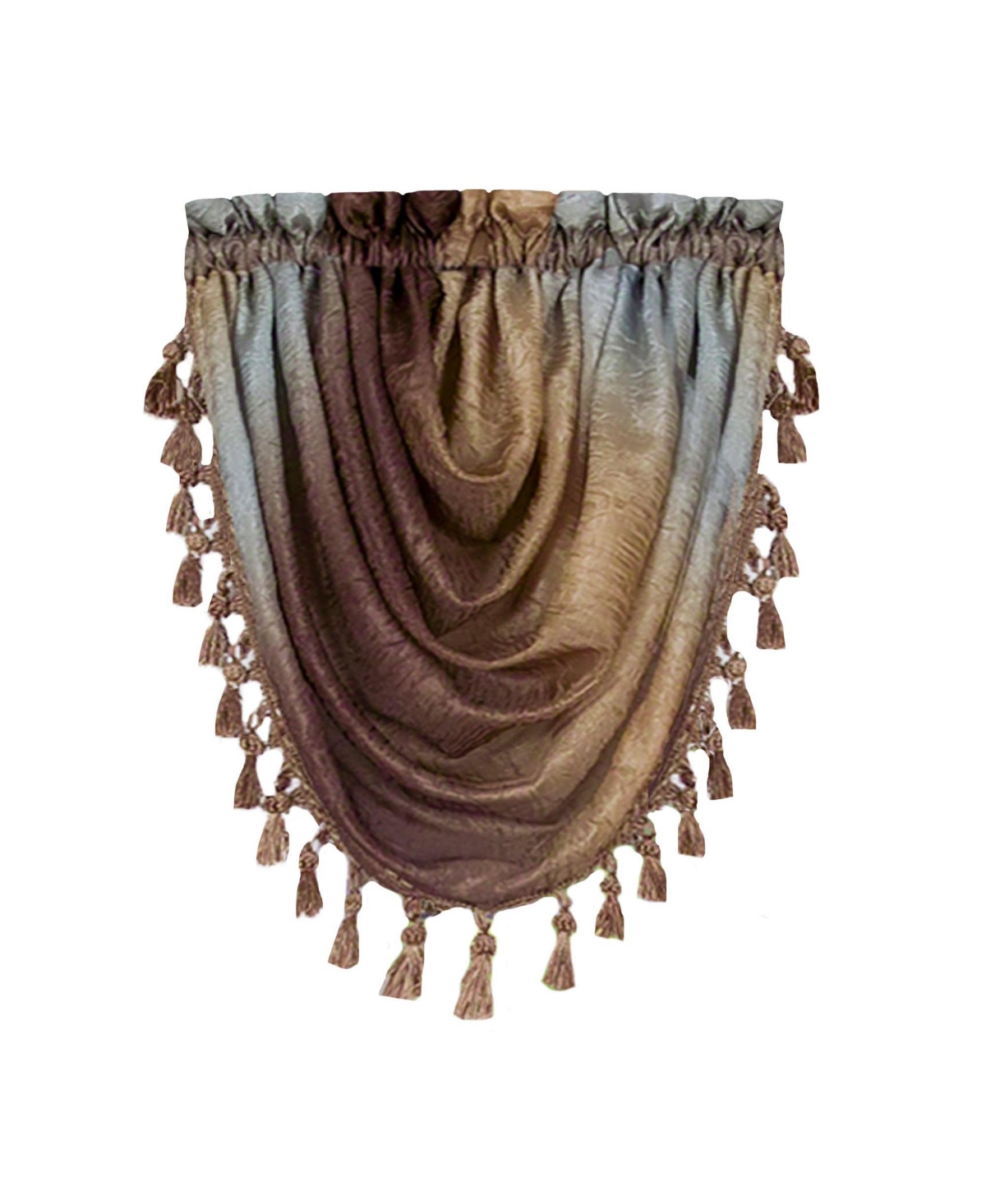 Click here for GoodGram Ombre Crushed Satin Sheer Single Window C... prices