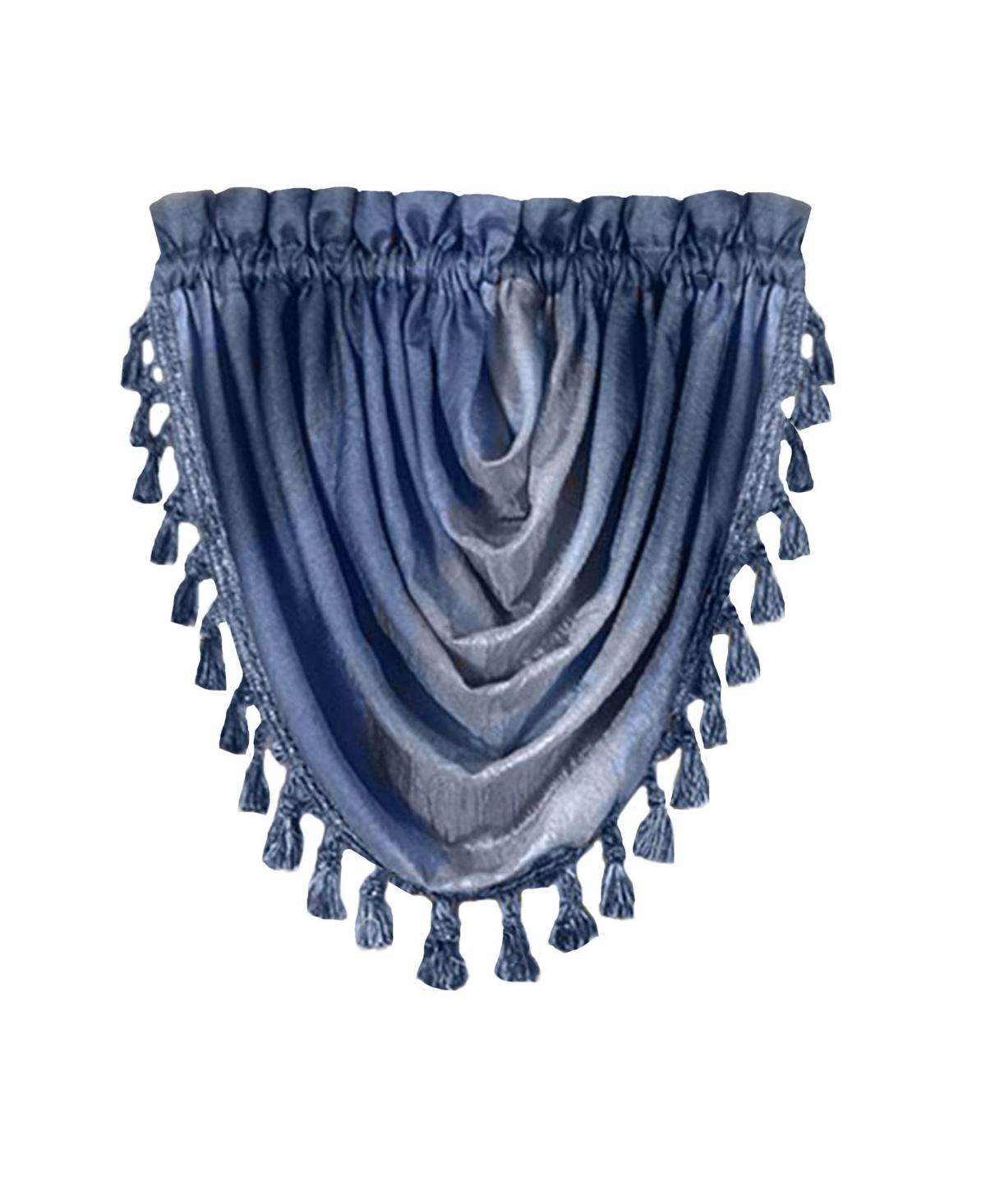 Click here for GoodGram Ombre Crushed Satin Sheer Single Window C... prices