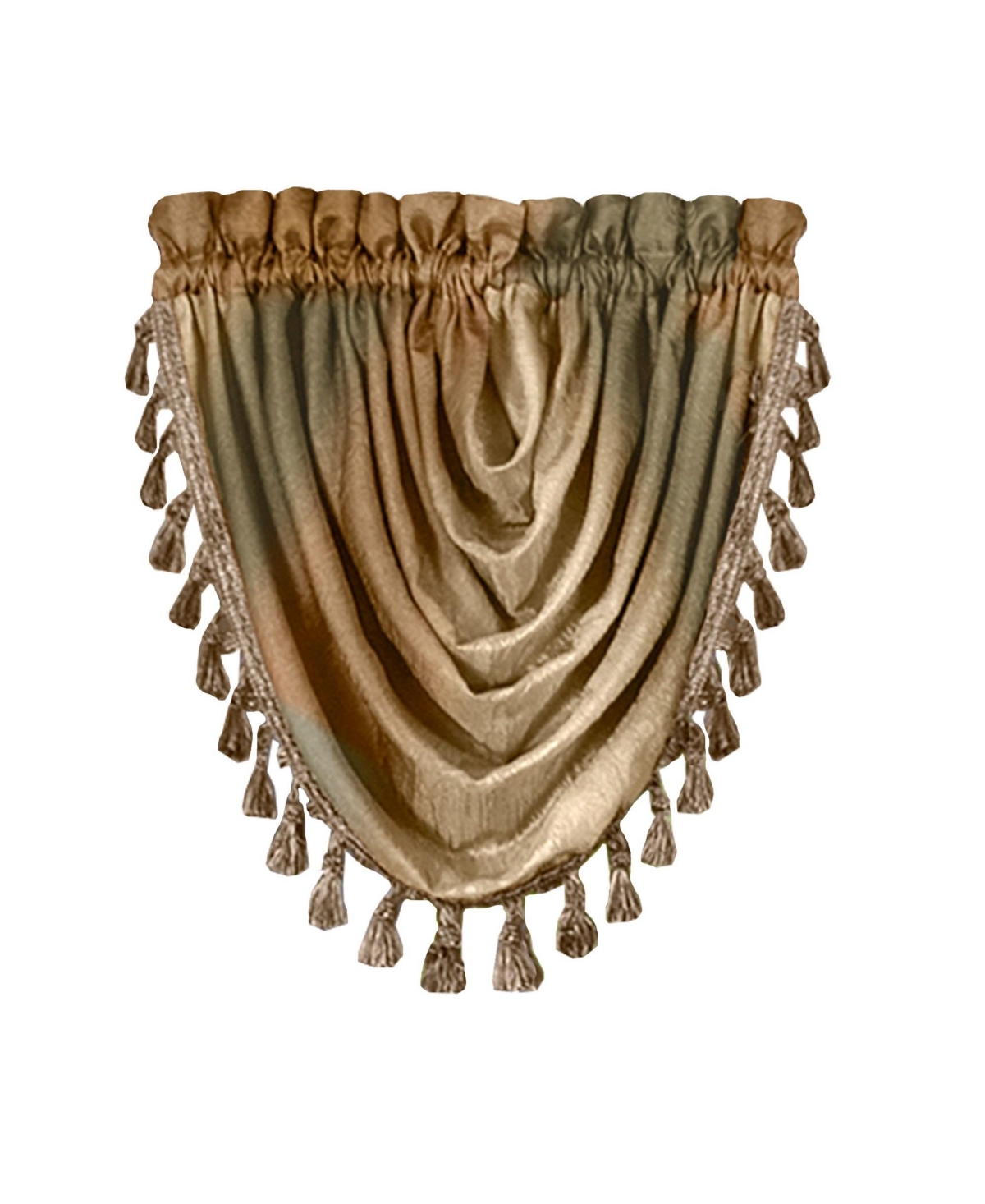 Click here for GoodGram Ombre Crushed Satin Sheer Single Window C... prices