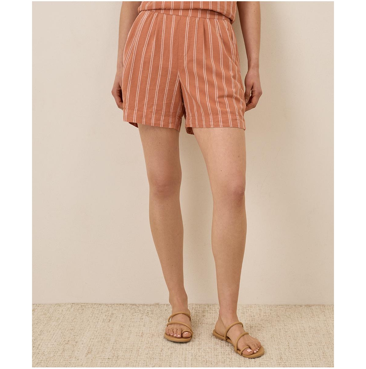 Click here for Pact Canopy Linen Blend High-Waisted Short - Hermo... prices