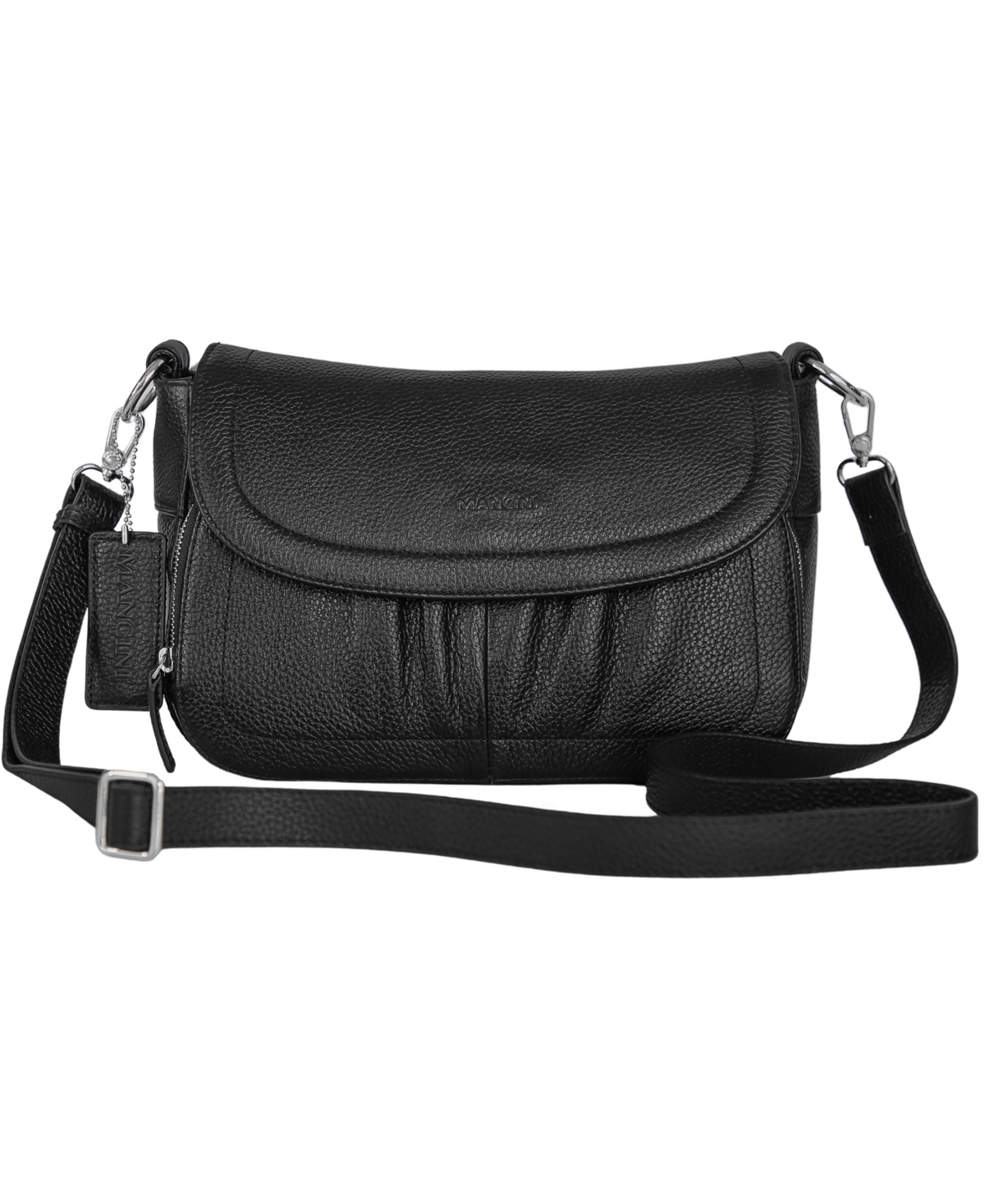 Click here for Mancini Charlotte Mini Organizer Crossbody Bag - B... prices