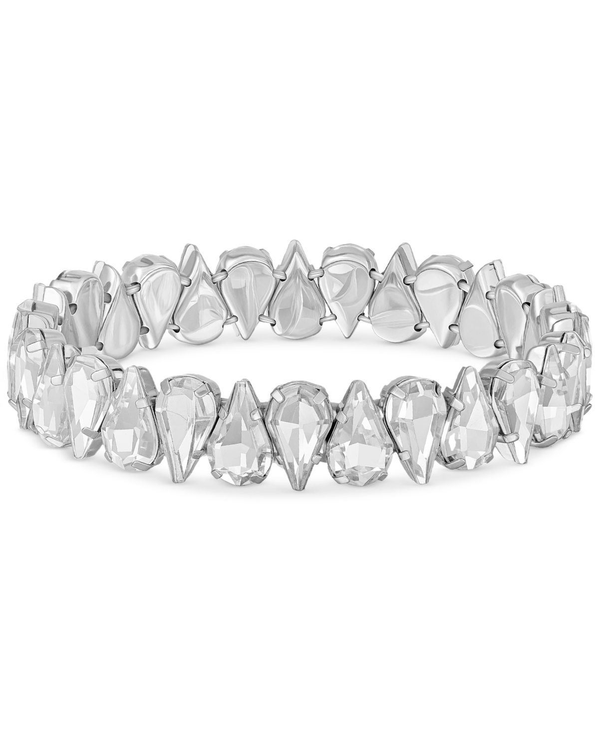 Click here for Guess Crystal Rhinestone Stretch Bracelet - Silver prices