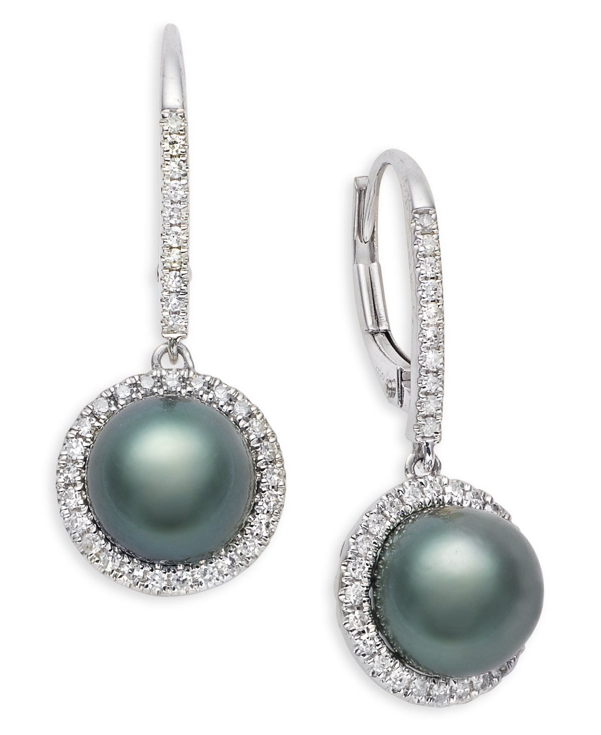 Click here for Macys 14K White Gold Tahitian Pearl (7.5-8.0mm) an... prices