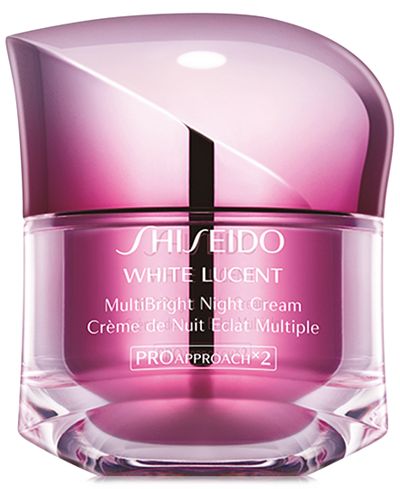Shiseido White Lucent MultiBright Night Cream, 1.7 oz - Skin Care ...