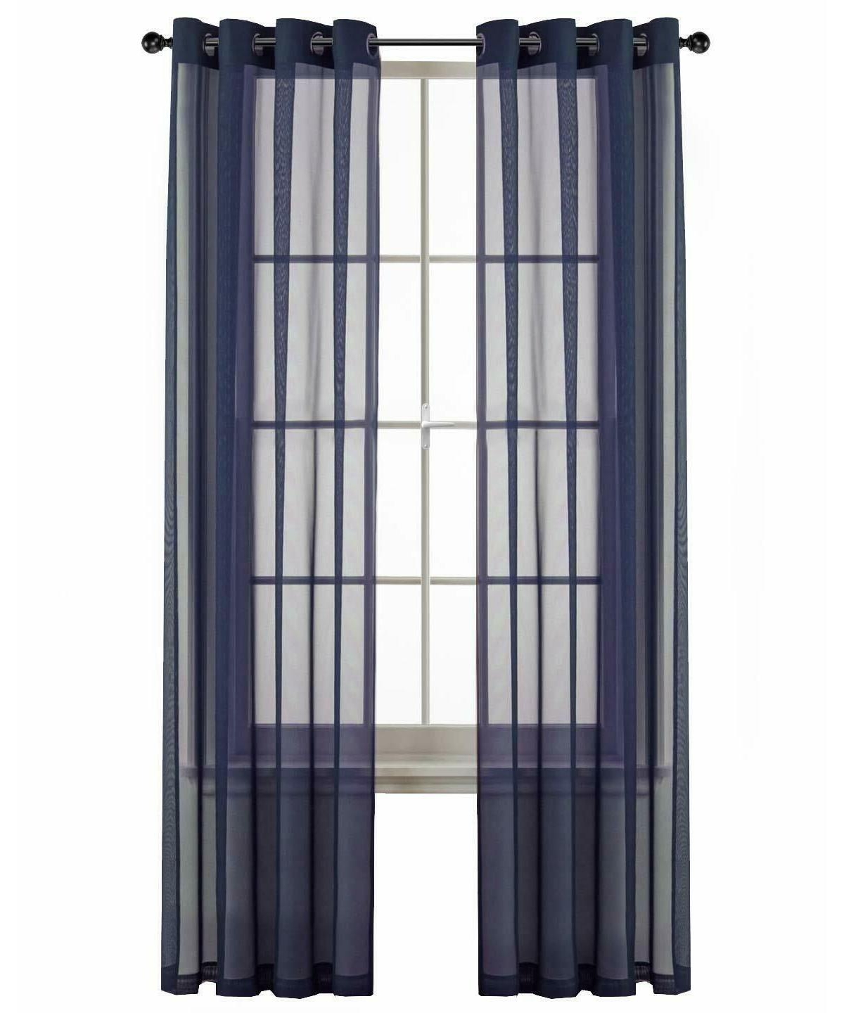 Click here for GoodGram Basic Home Grommet Top Sheer Single Windo... prices