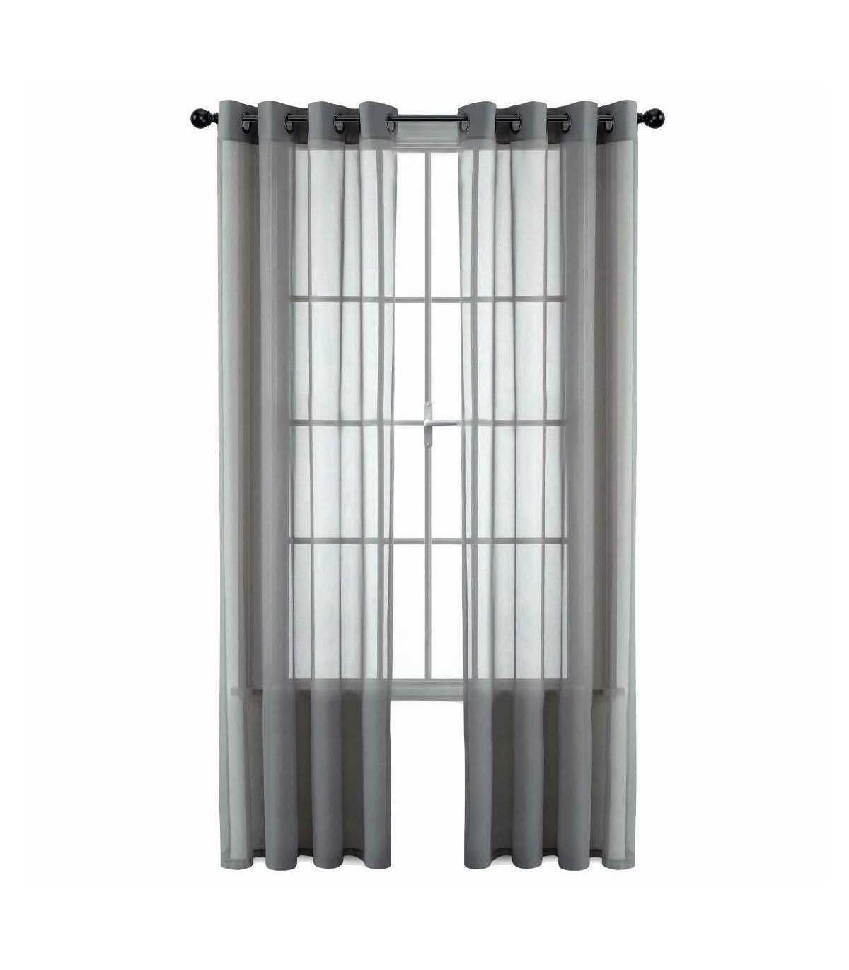 Click here for GoodGram Basic Home Grommet Top Sheer Single Windo... prices