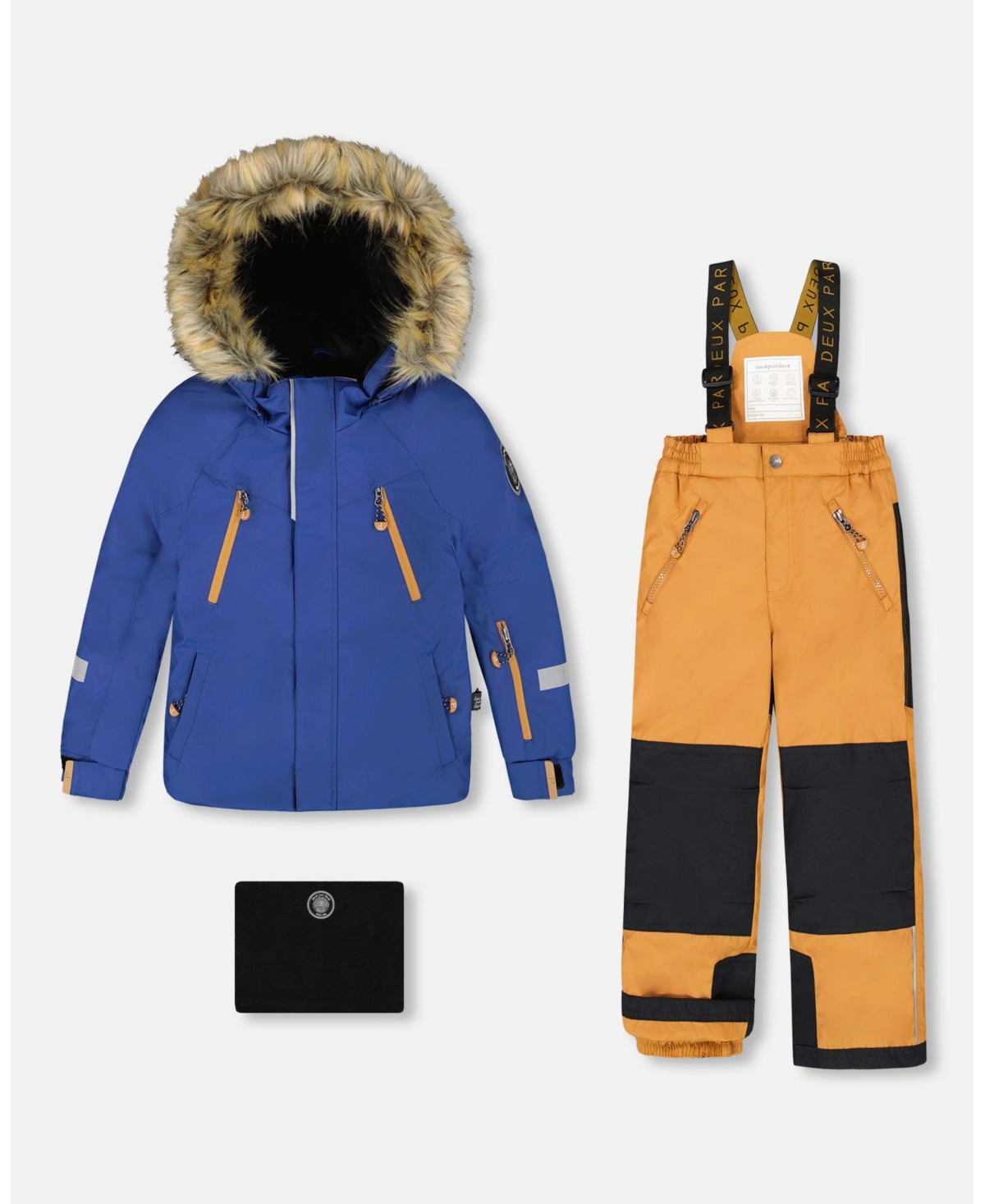 Click here for Deux par Deux Boy Two-Piece Play Snowsuit Navy and... prices