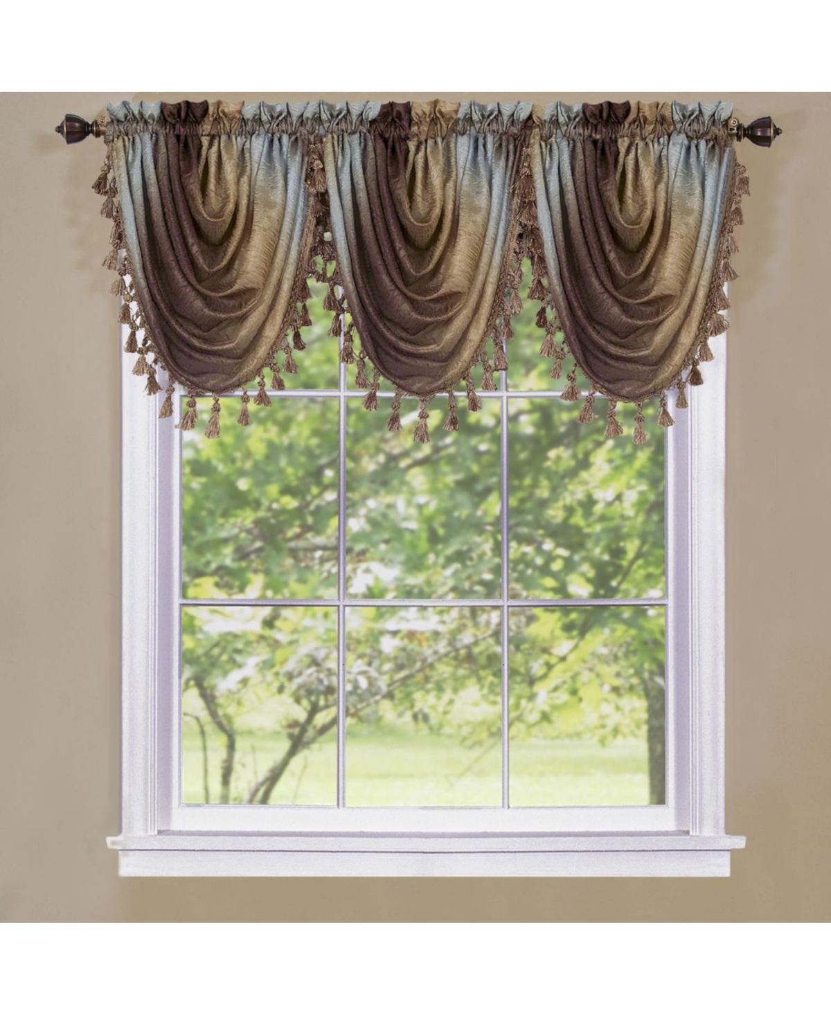 Click here for GoodGram Royal Ombre Curshed Semi Sheer 3 Pack Tas... prices