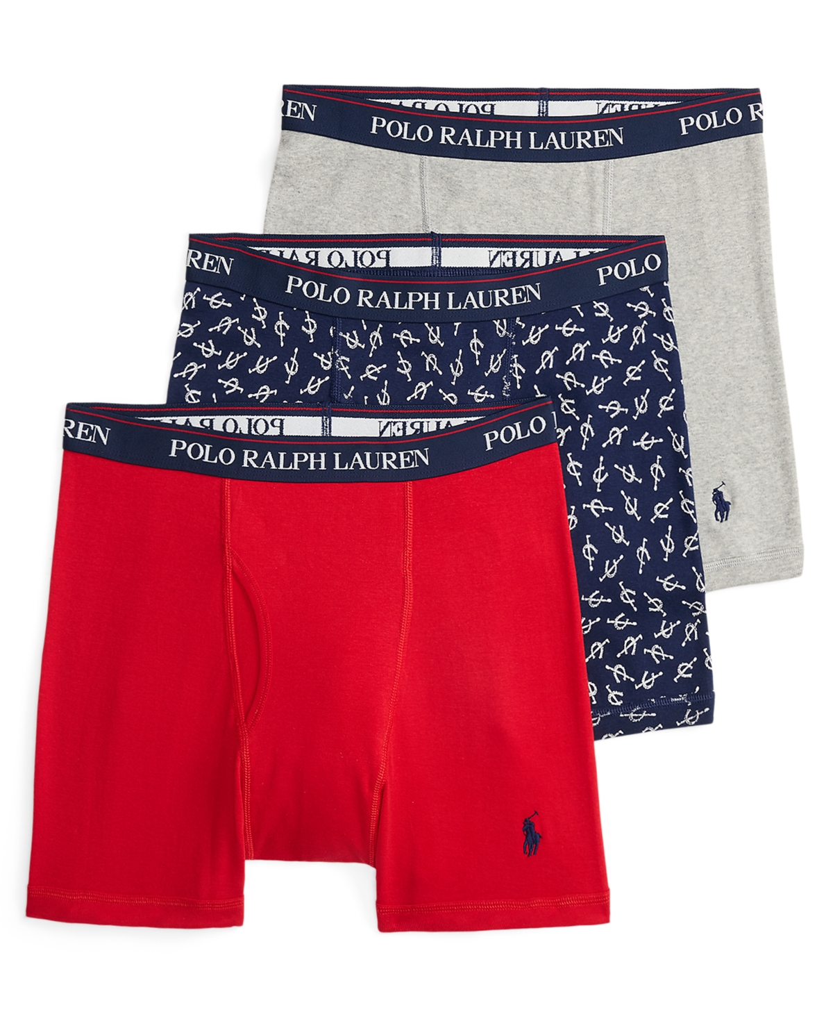 Click here for Polo Ralph Lauren Mens 3-Pack Classic Fit Boxer Br... prices