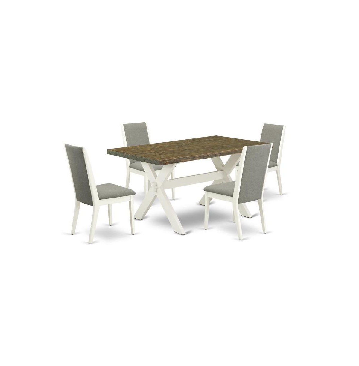 Click here for East West Furniture 5-Piece Gorgeous Dining Room S... prices