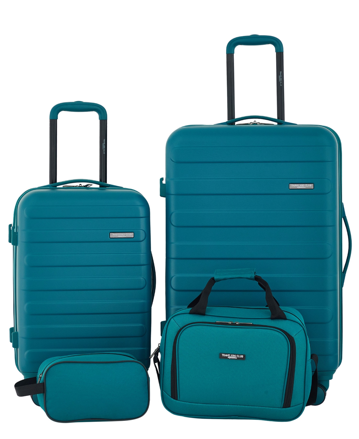 Click here for Travelers Club Austin 4 Piece Hardside Luggage Set... prices