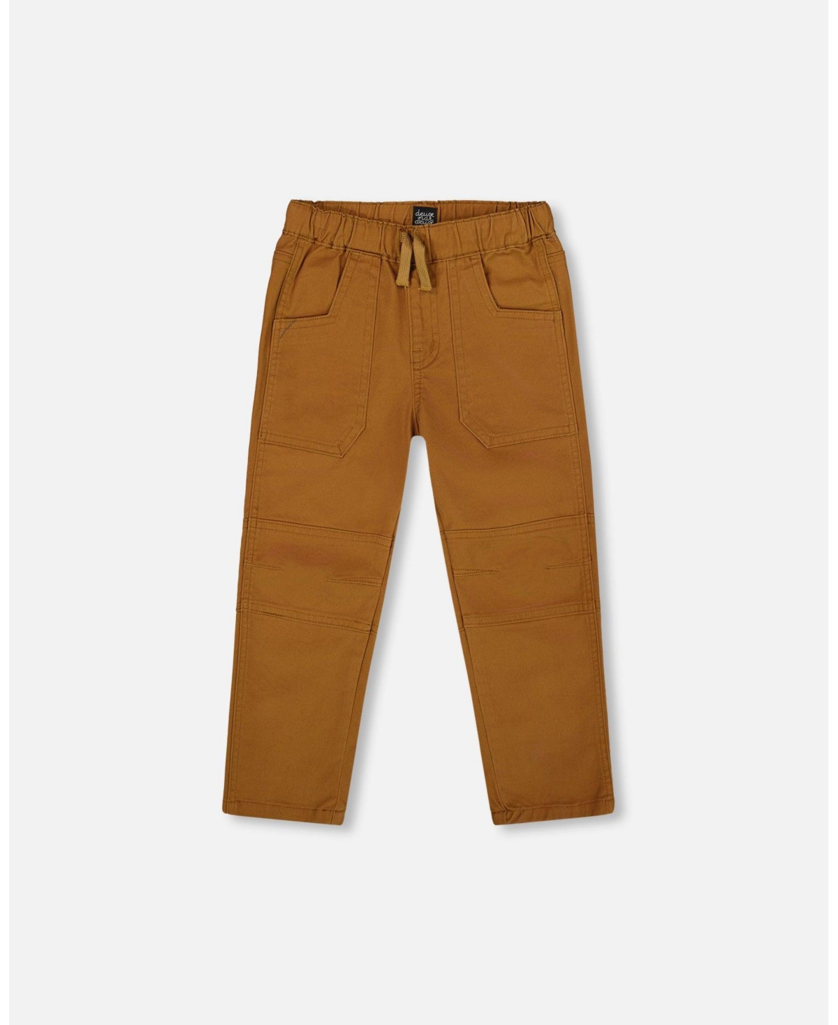 Click here for Deux par Deux Baby Boy Twill Jogger Pants with Pat... prices
