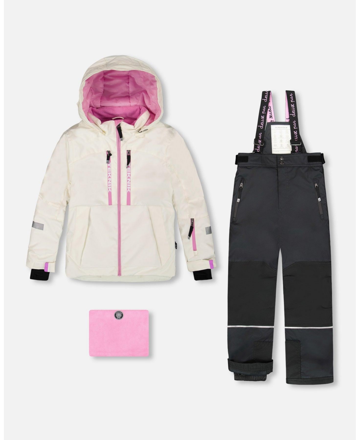 Click here for Deux par Deux Girls Two-Piece Teknik Snowsuit Off-... prices