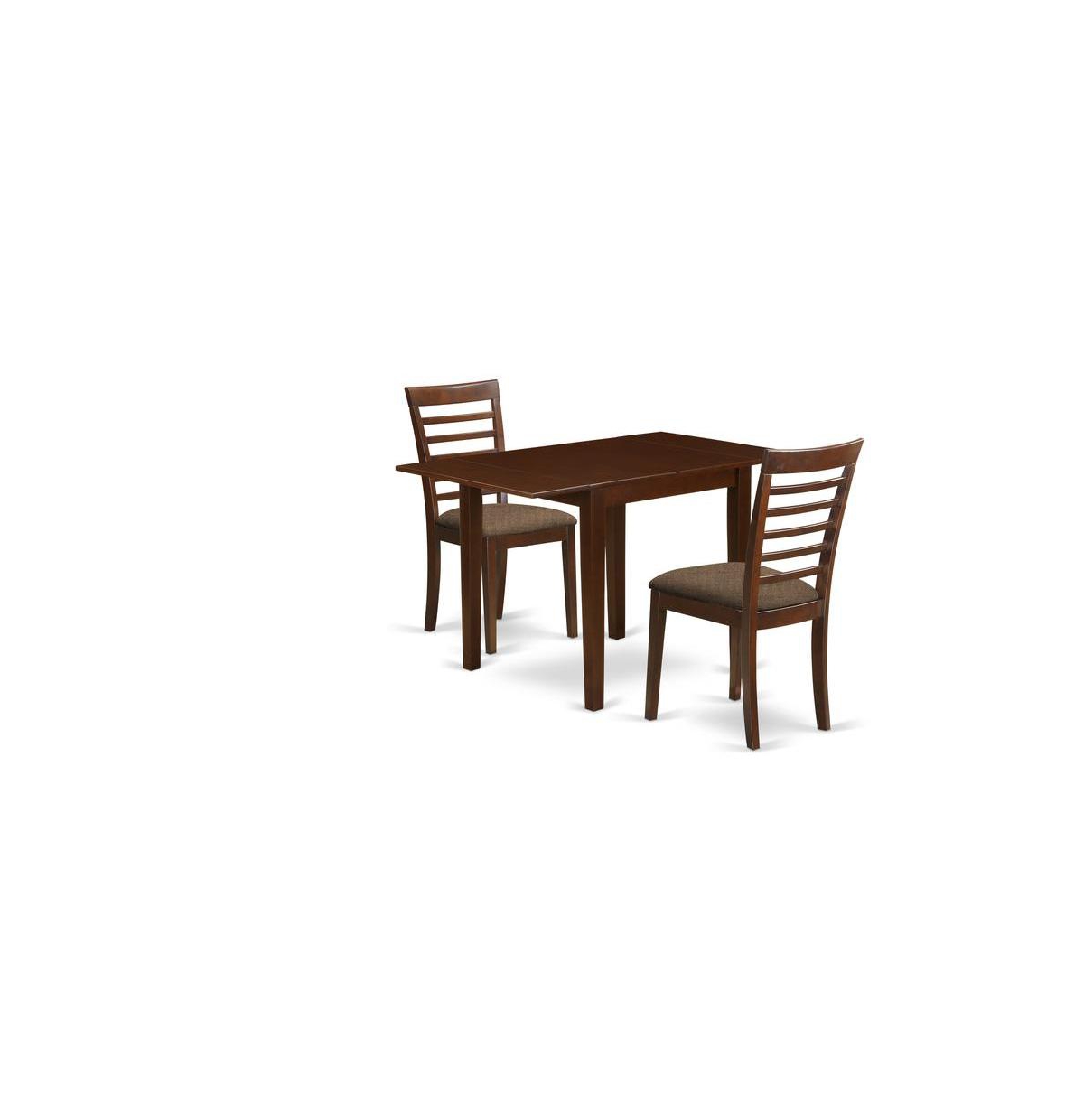 Click here for East West Furniture Dining Room Set Mahogany - Mah... prices