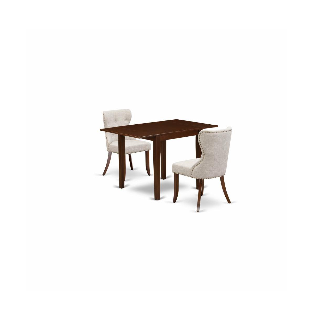 Click here for East West Furniture dining room table set of two a... prices