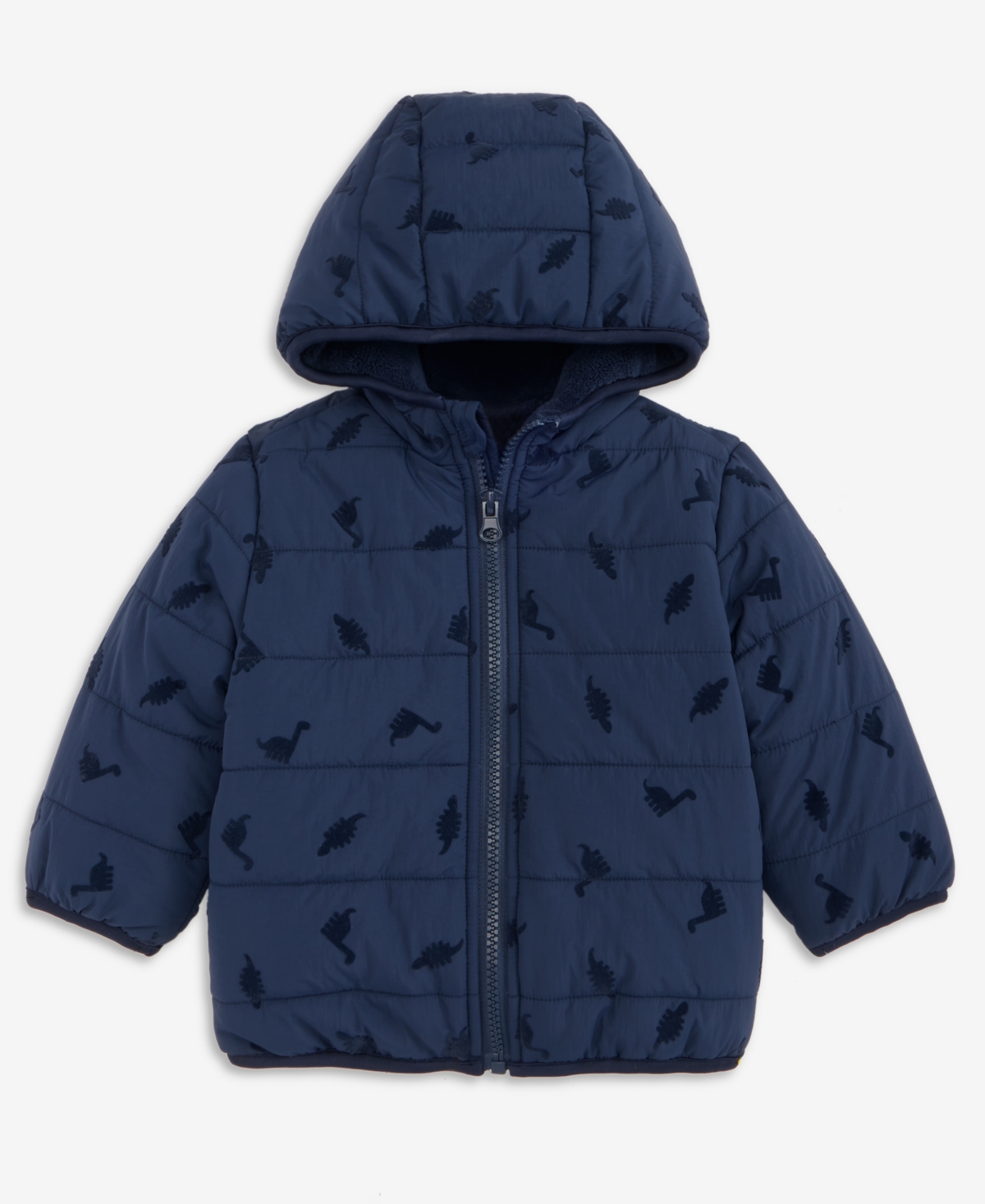 Click here for First Impressions Baby Boys Hooded Dino-Flocked Ja... prices