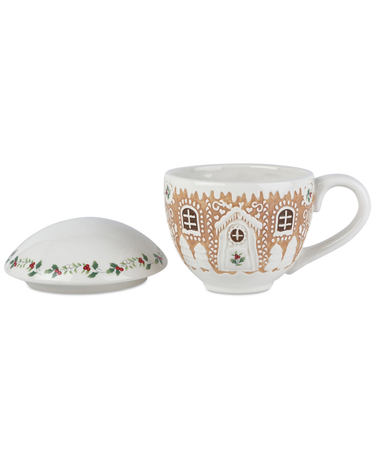 Click here for Winterberry Gingerbread Mug with Lid - Assorted prices