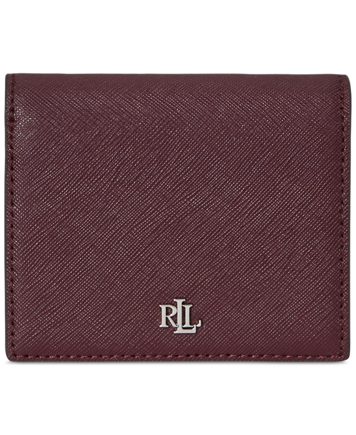 Click here for Lauren Ralph Lauren Crosshatch Leather Compact Wal... prices