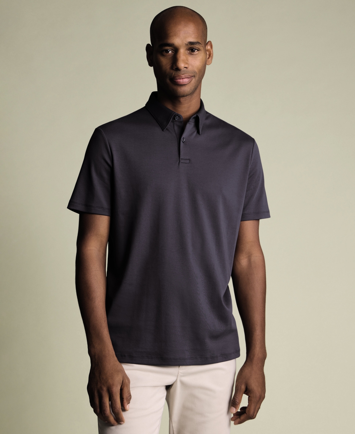Click here for Charles Tyrwhitt Mens Short Sleeve Polo Shirt - Da... prices