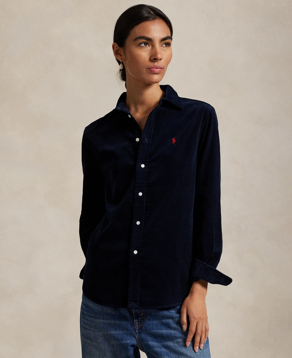 Click here for Polo Ralph Lauren Womens Classic-Fit Cotton Cordur... prices