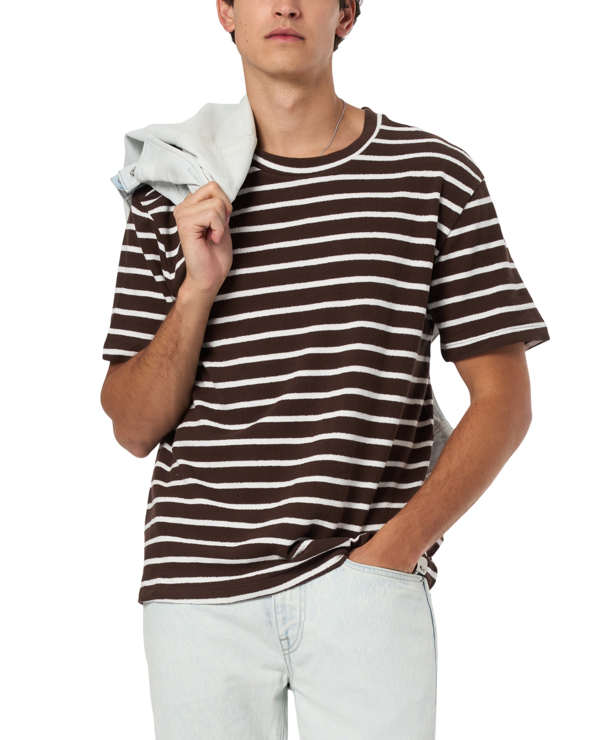 Click here for Buffalo David Bitton Mens Kosta Striped Regular Fi... prices