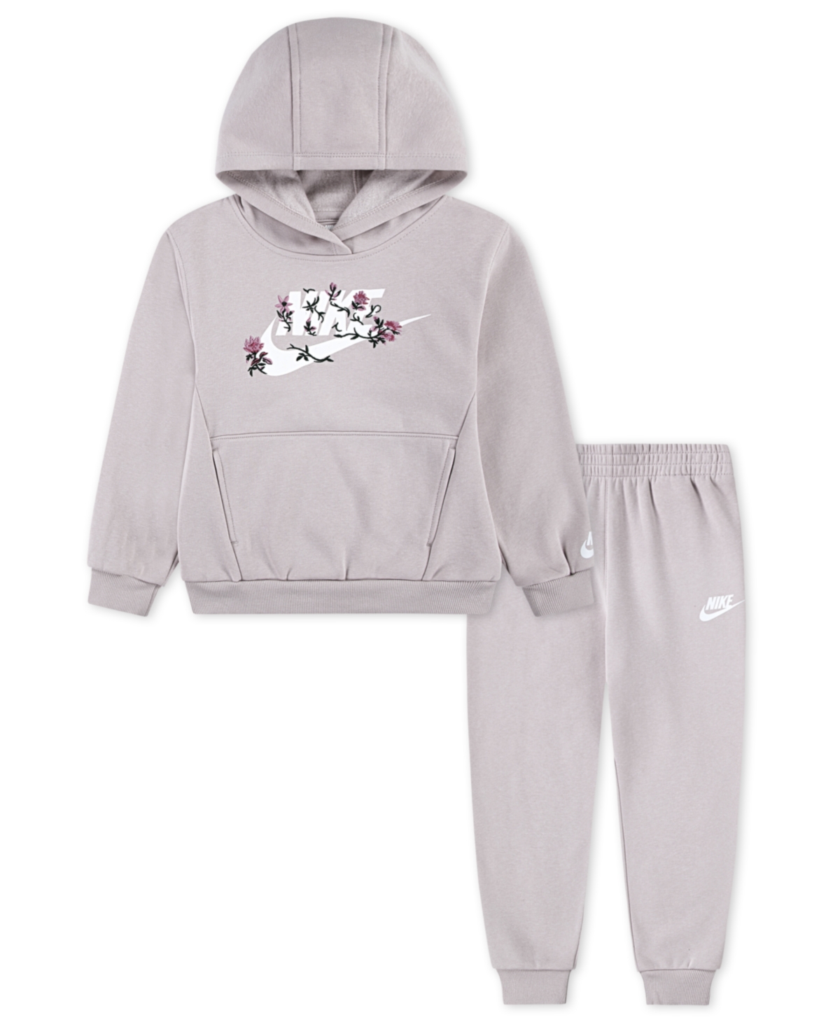 Click here for Nike Little Girls 2-Piece Floral Futura Hoodie and... prices