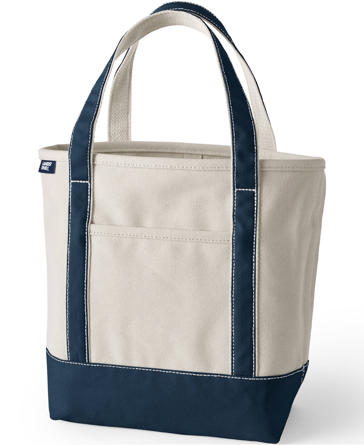 Click here for Lands End Medium 5 Pocket Open Top Canvas Tote Bag... prices