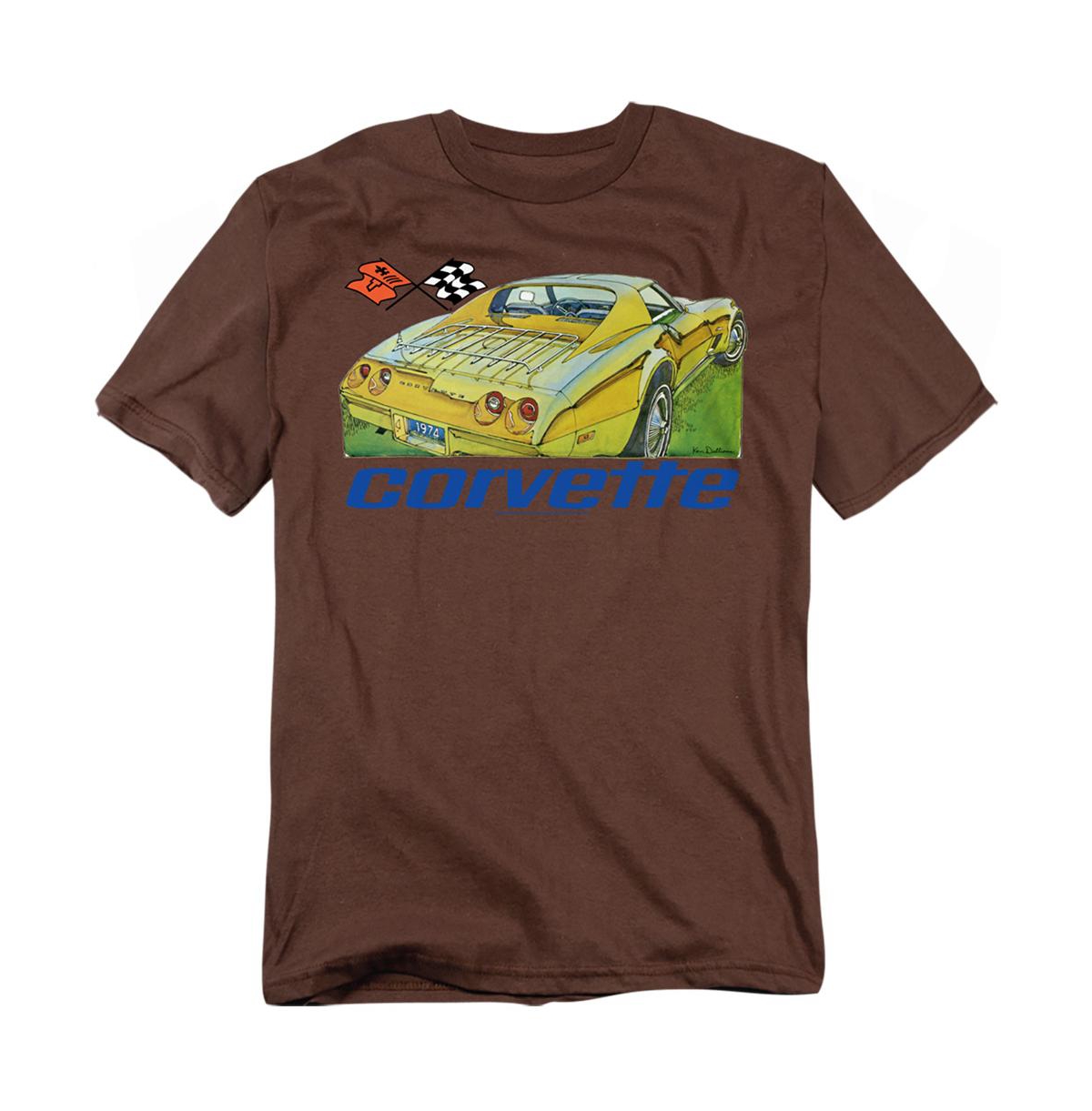 Click here for Logovision Mens Chevy Chevrolet 74 T-Shirt - Coffe... prices