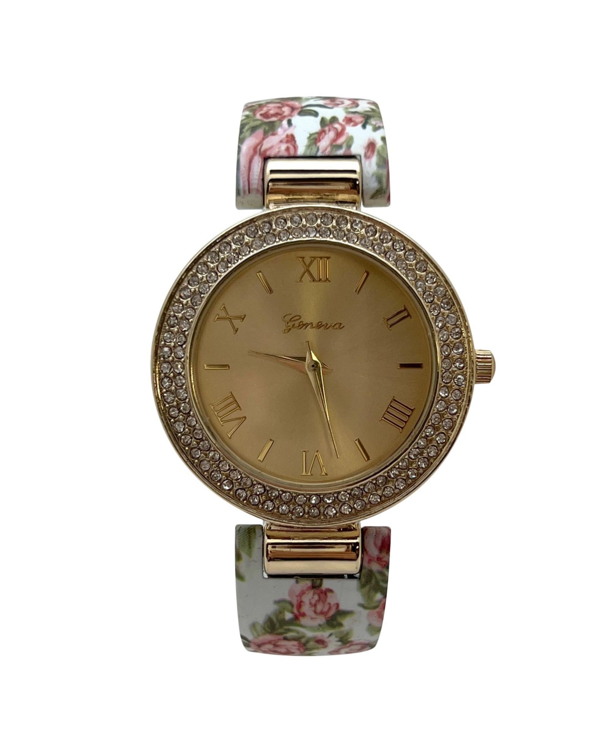 Click here for Olivia Pratt White Floral Printed Soft Band Bangle... prices