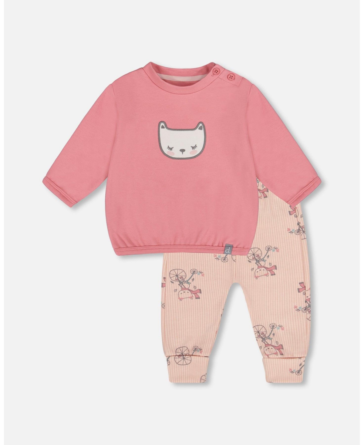 Click here for Deux par Deux Baby Girl Cotton Pant with Top Set P... prices