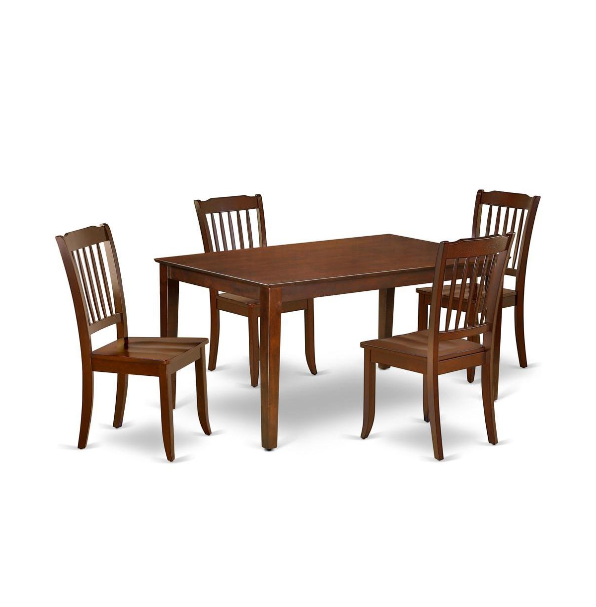 Click here for East West Furniture Dining Room Set Mahogany - Mah... prices