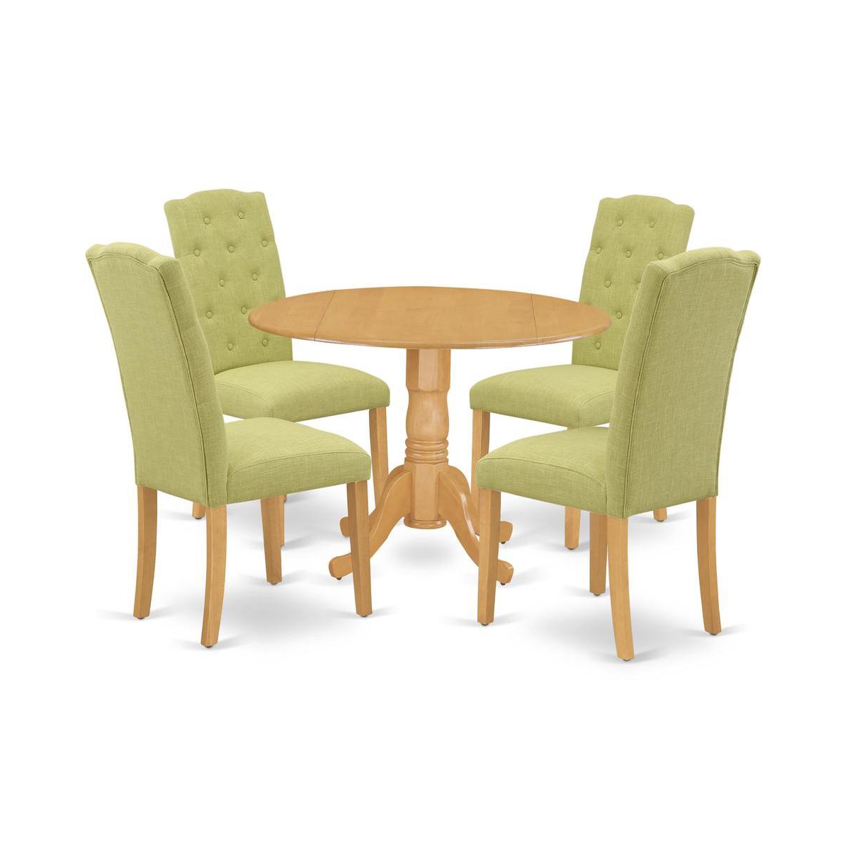 Click here for East West Furniture Dining Room Set Oak - Oak prices