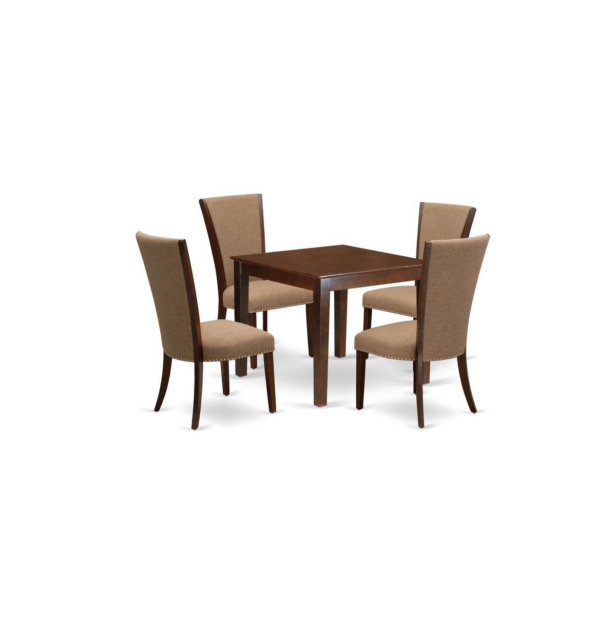 Click here for East West Furniture modern dining table set of 4 w... prices