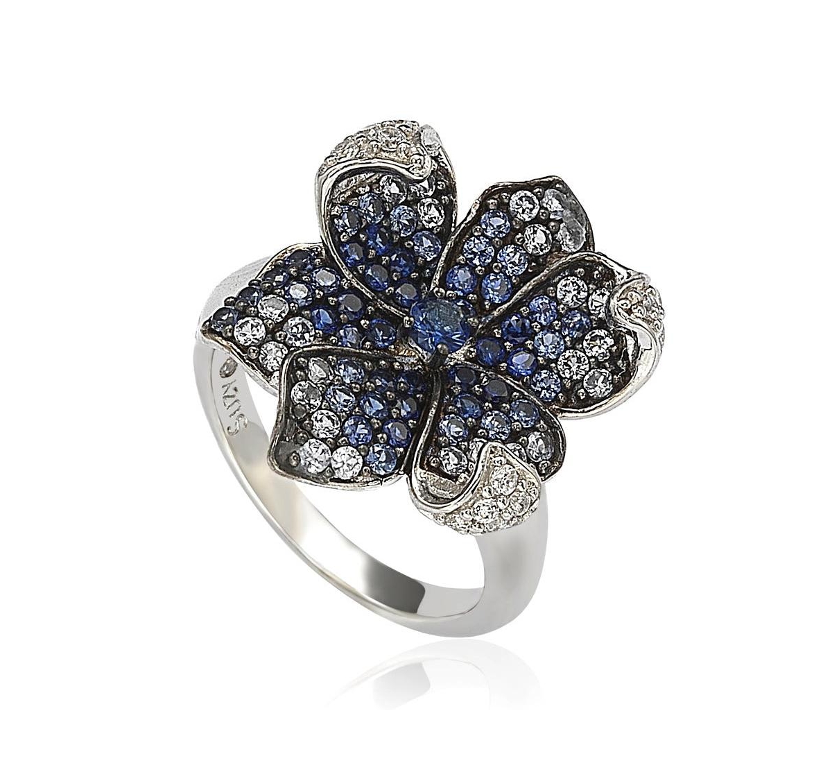 Click here for Suzy Levian New York Sterling Silver Sapphire & Cr... prices