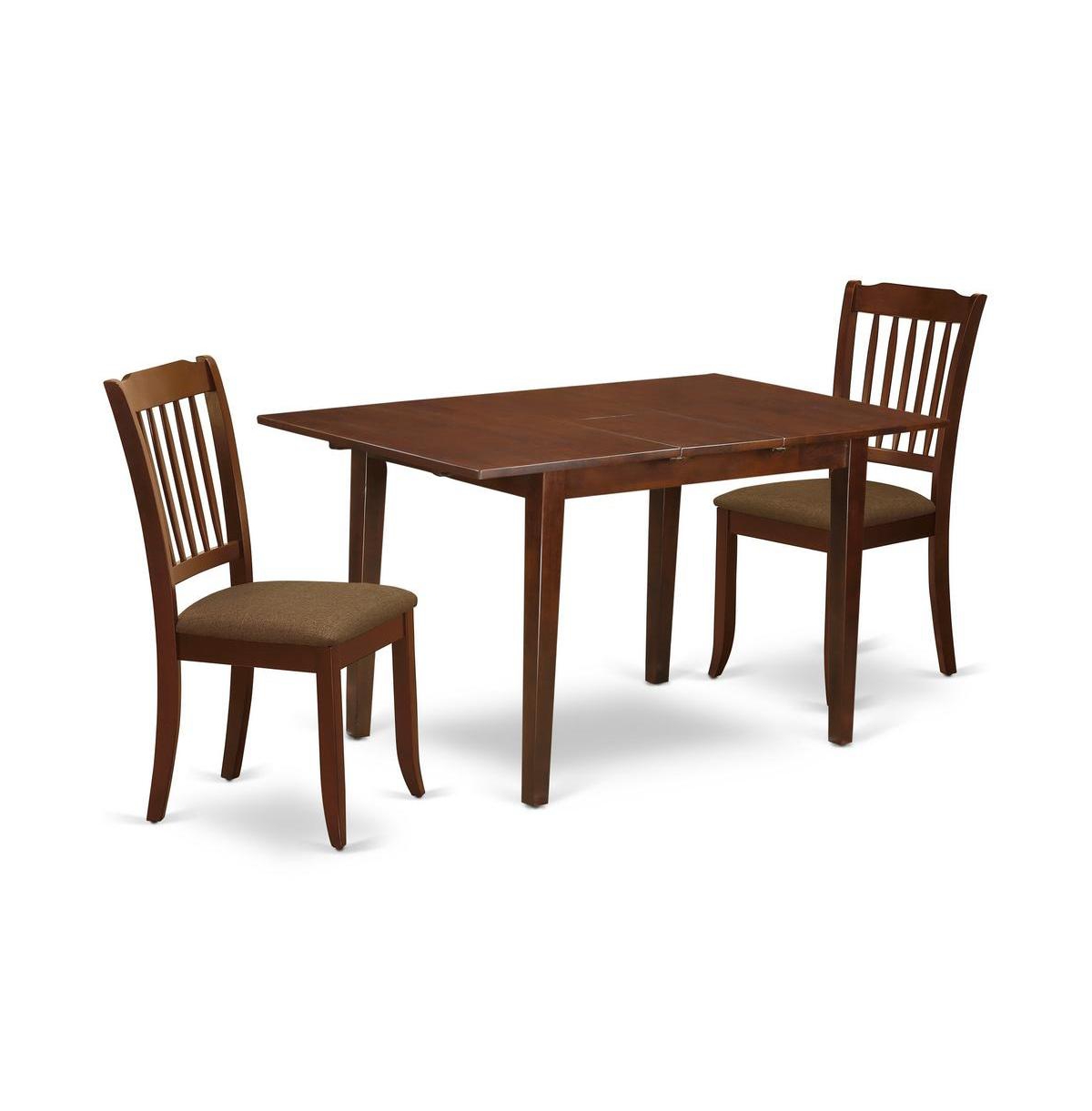 Click here for East West Furniture Dining Room Set Mahogany - Mah... prices