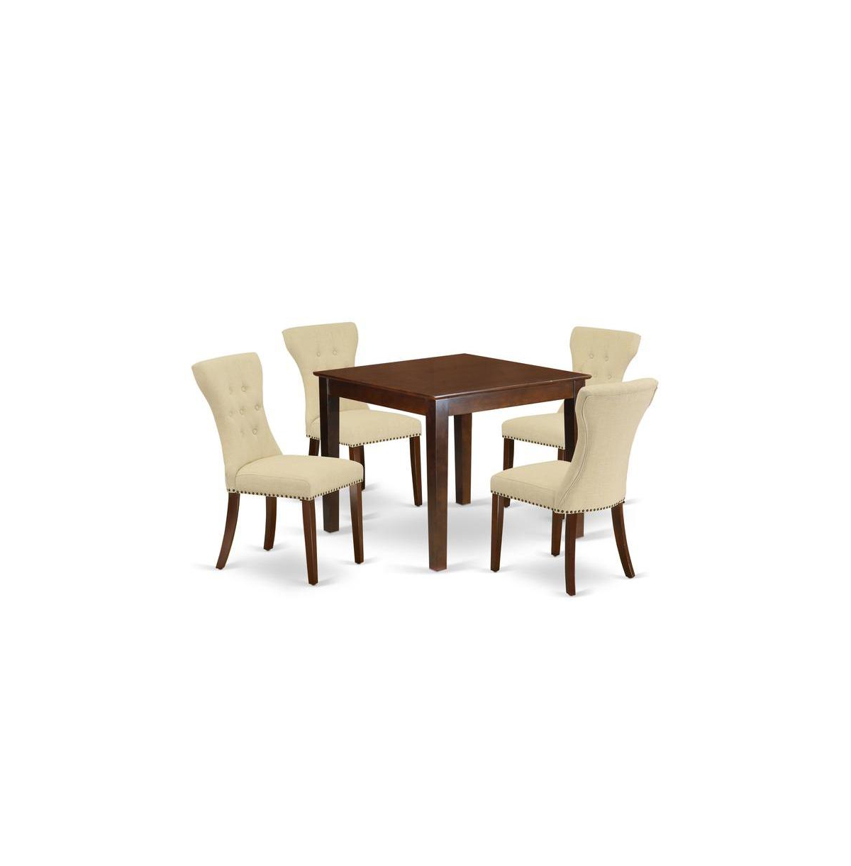 Click here for East West Furniture Dining Room Set Mahogany - Mah... prices